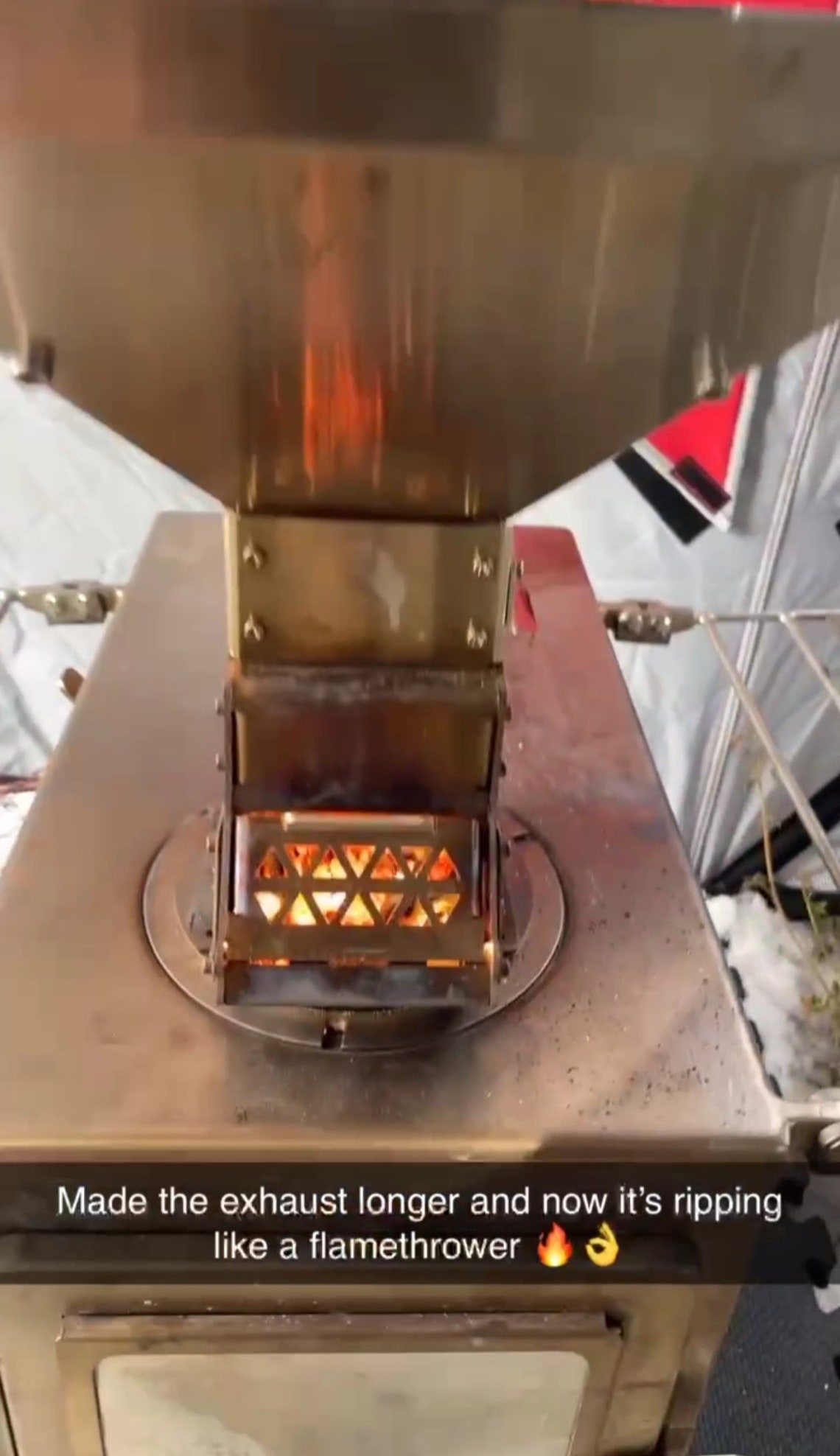 Pellet Burner for Wood Stoves With Gravity Feed of Pellets - Etsy