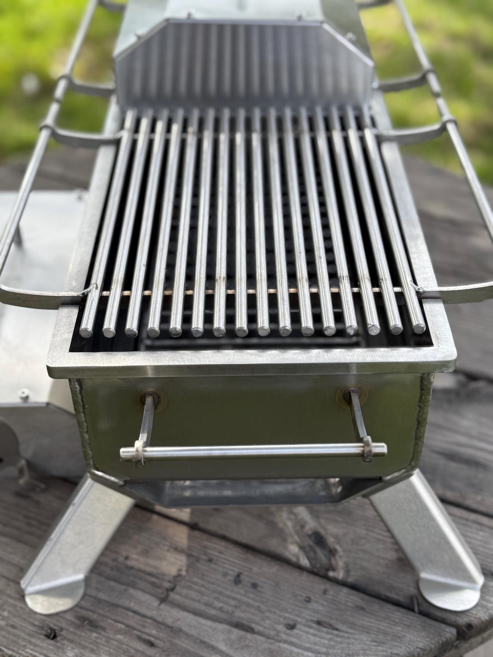 Hibachi Grill! Mangal! Tabletop Grill With a Lid and a Frying Pan ...