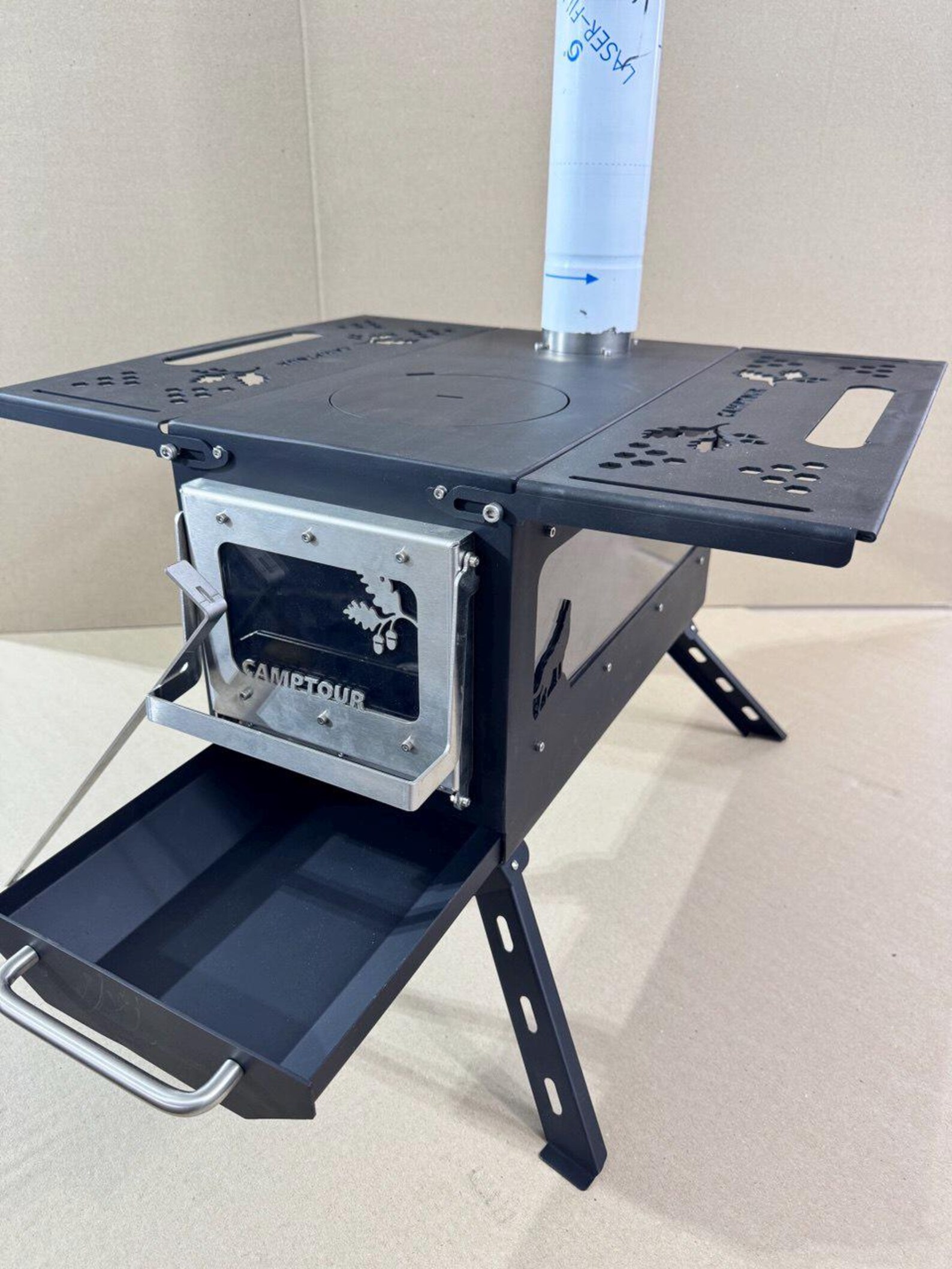 Outdoor Camping Stove. Hot Tent Stove With Chimney! Portable Stove for ...