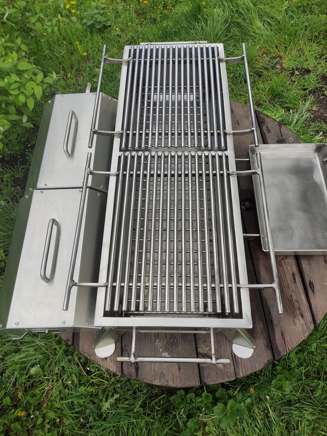 Hibachi Smoker Tabletop Hibachi Grill Made of Stainless Steelbbq ...