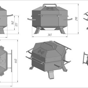 Hibachi Smoker! Tabletop Hibachi Grill Made of Stainless Steel!bbq ...