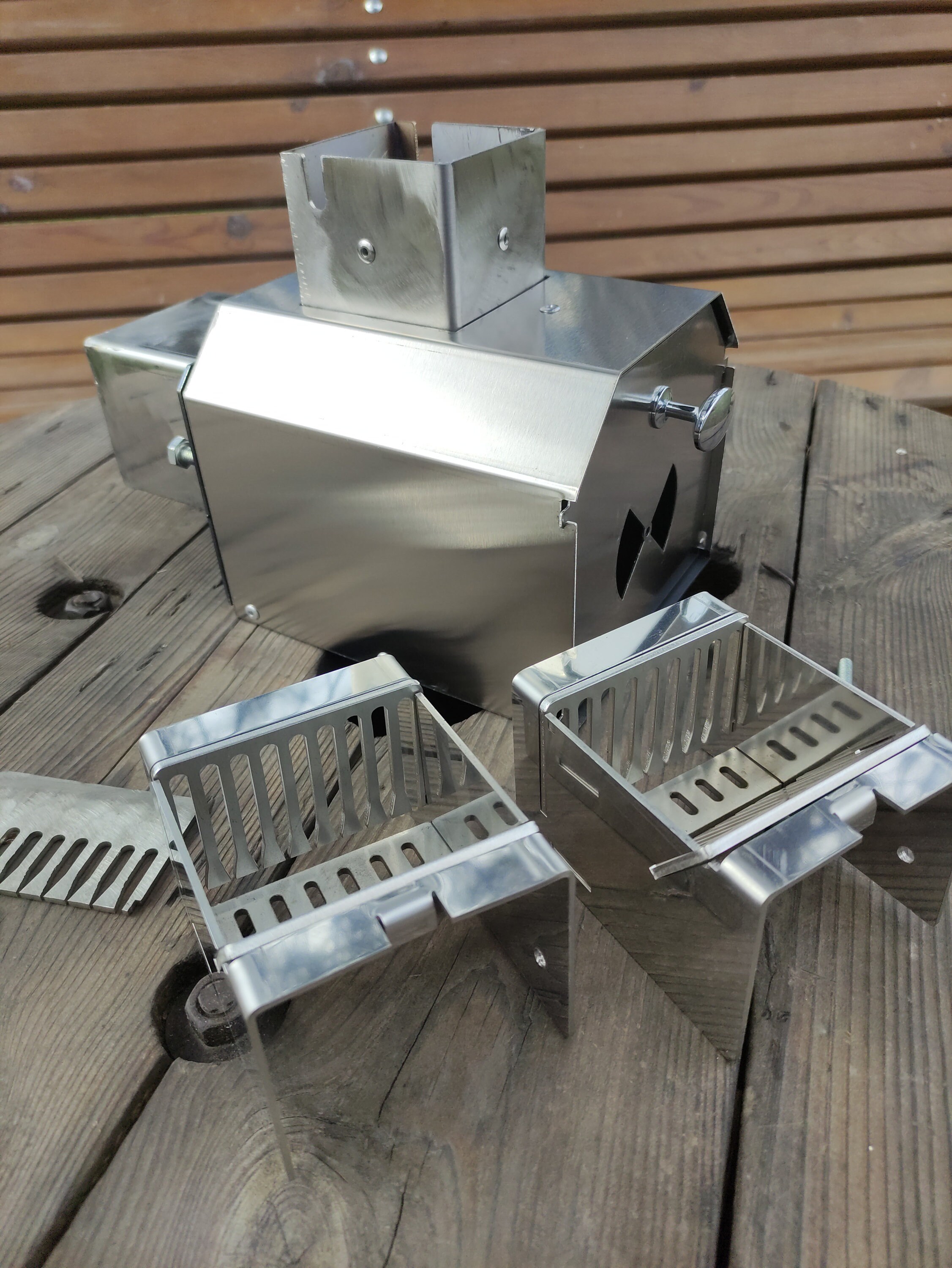 Gravity Feed Pellet Stove Plans Gravity Fed Pellet Burner : 3 Steps