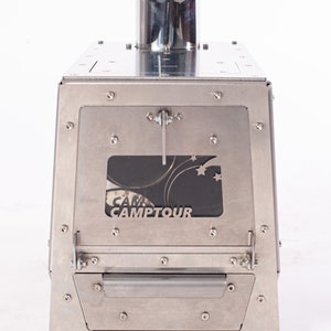 Mini-stove! Portable Tabletop Wood Stove! Made of Stainless Steel With ...