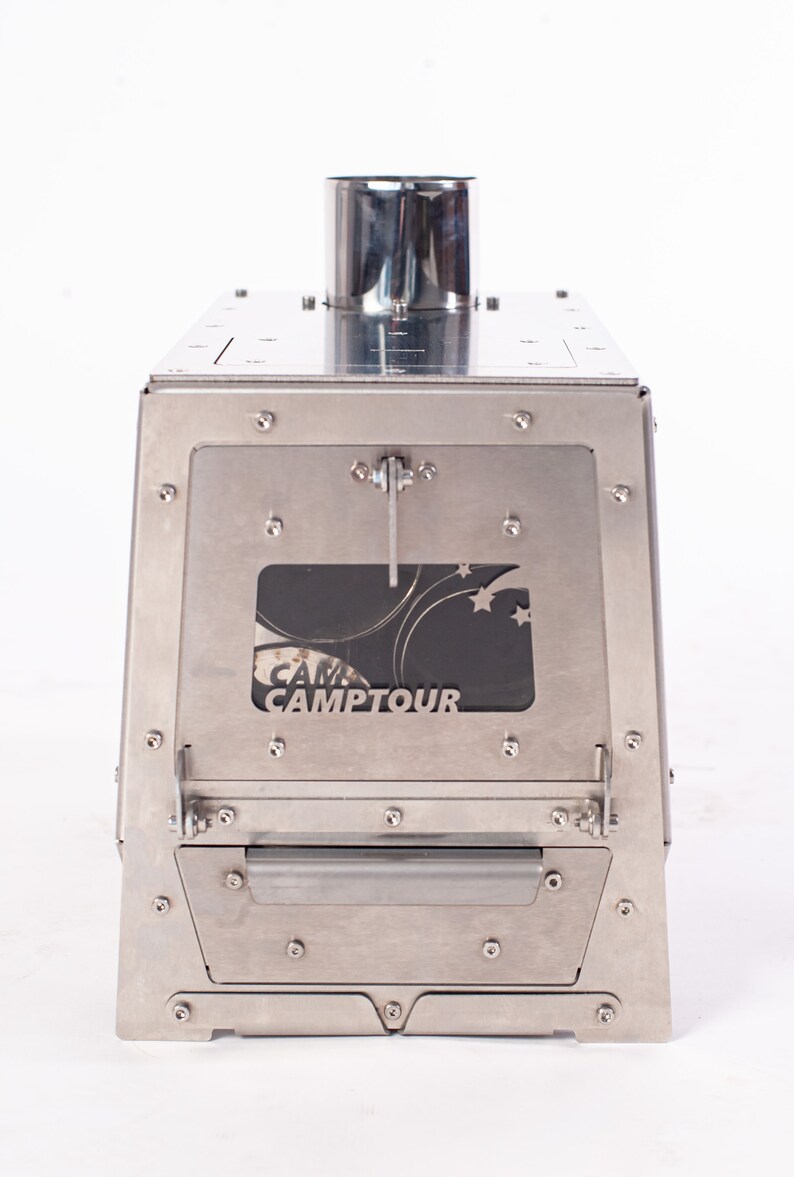 Mini-stove! Portable Tabletop Wood Stove! Made of Stainless Steel With ...