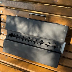 Mangal, Barbecue Suitcase Made of Stainless Steel! Portable Grill! BBQ ...