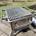 Barbecue With Grate and Lid! Tabletop Hibachi Grill Made of Stainless ...