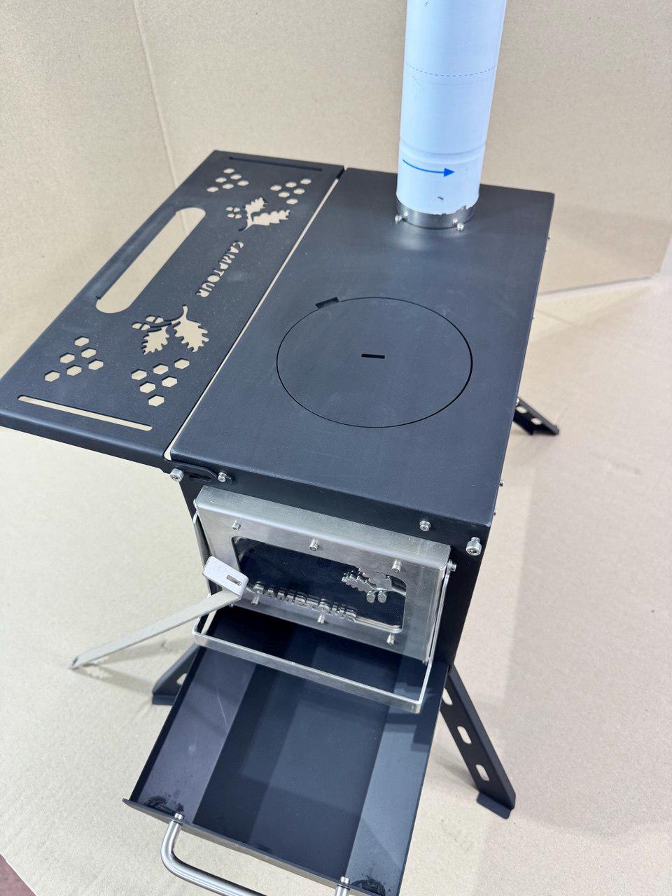 Wood Stove! Tent Stove! Mini Stove for Small Rooms, Cabins, Campers ...
