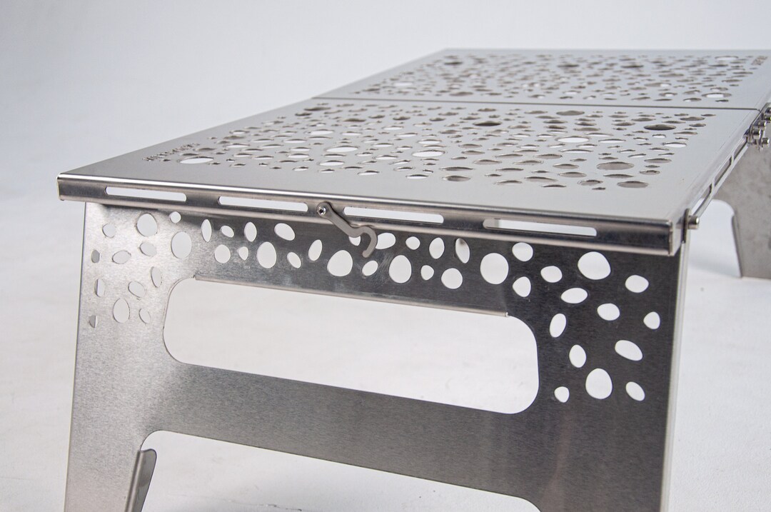 Metal Table for a Tent or Outdoor Camping! Compact Folding Mini Table ...