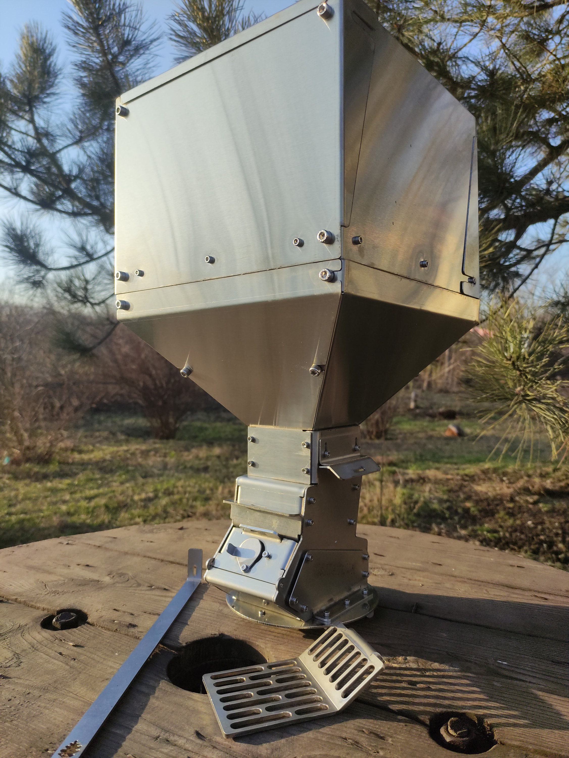 Stove With Chimney + Pellet Burner + Heat Exchanger With Cooking ...