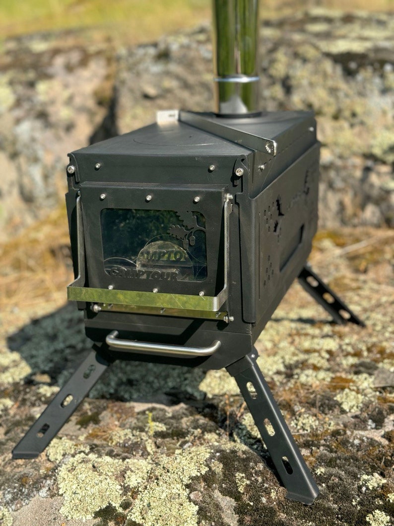 Potbelly Stove!wood Stove for Travel!tent Mini Stove With Chimney ...
