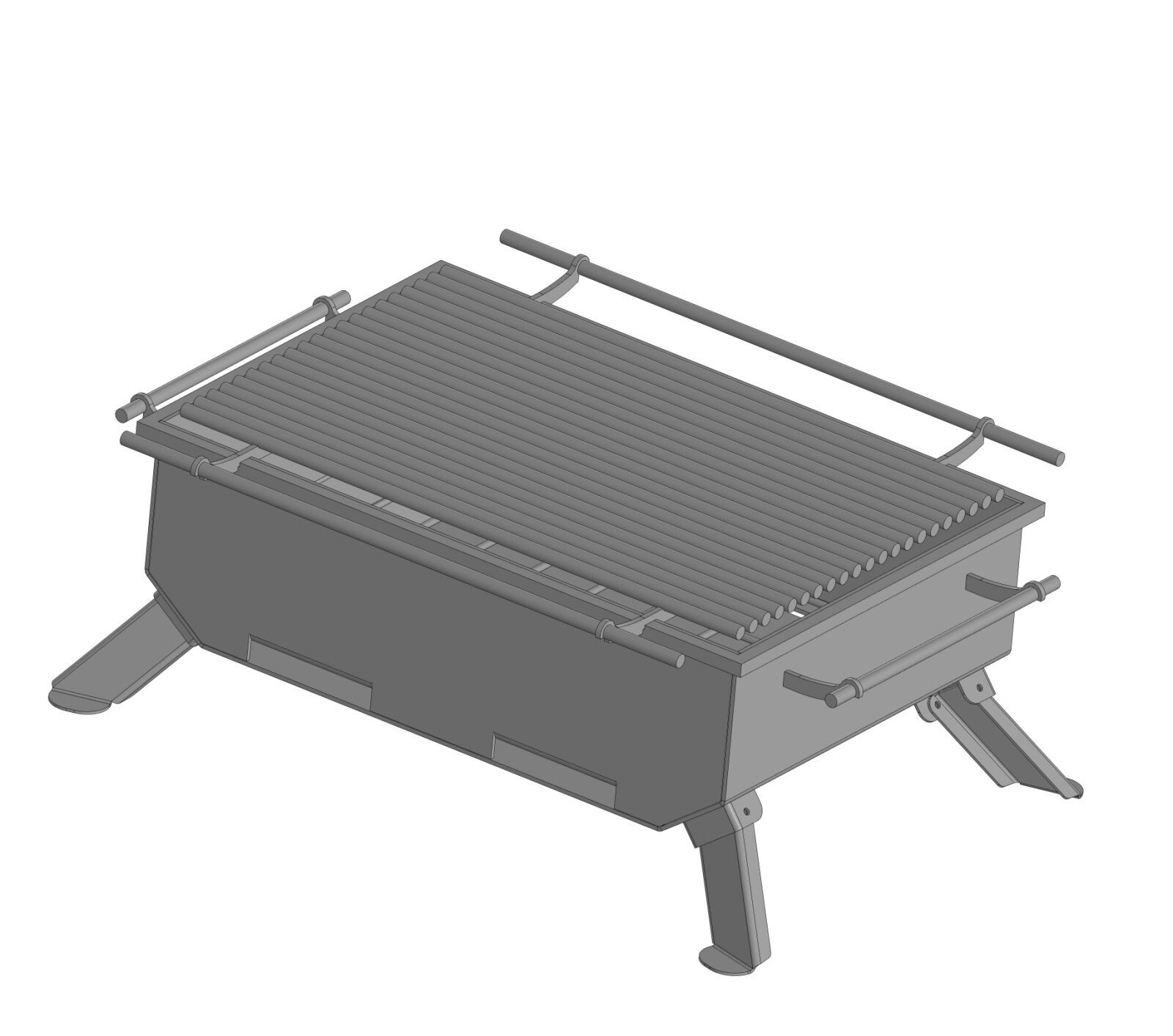 Barbecue! BBQ! Hibachi Grill! Smoker! Portable Grill With Heavy ...