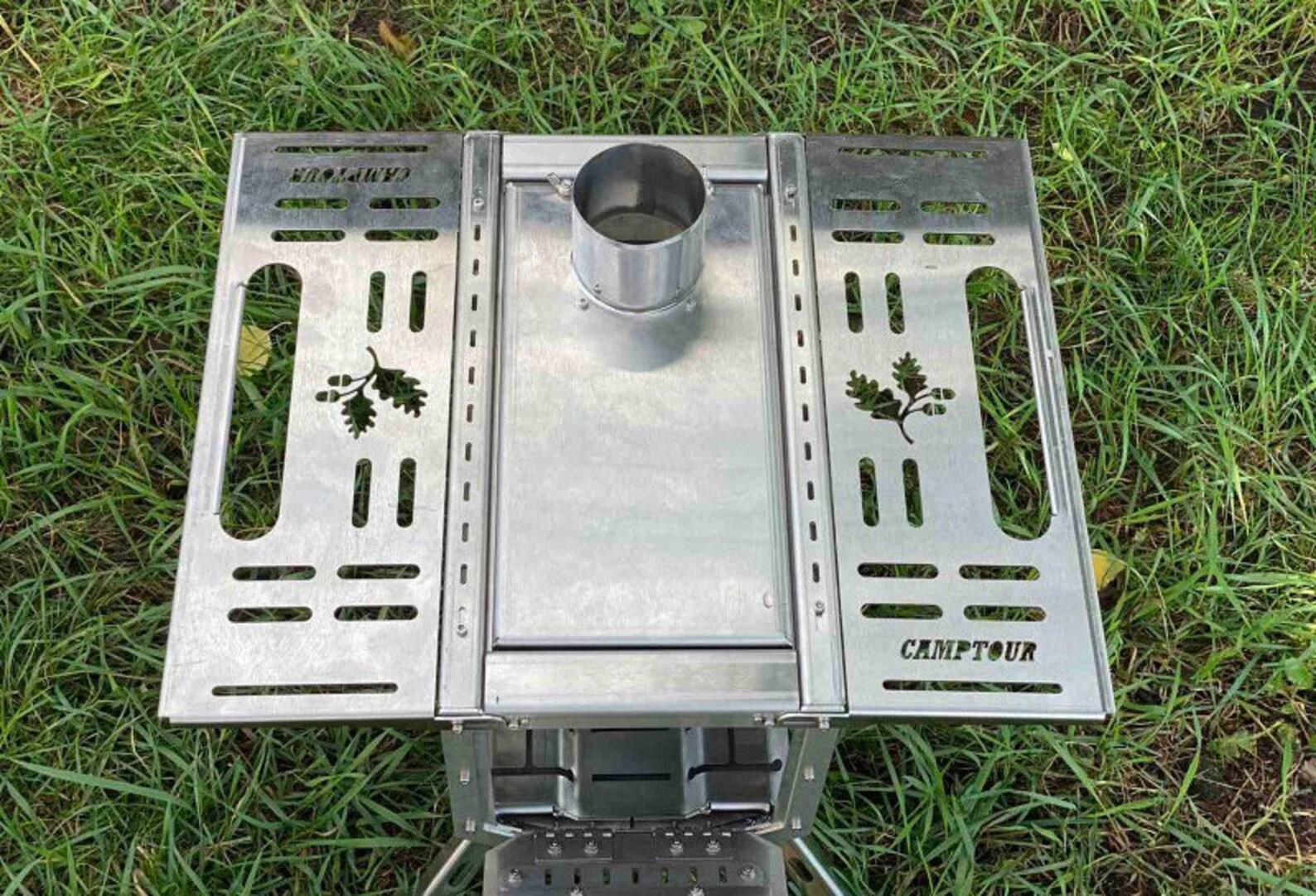 Portable Stove With Glass!mini Stove With Chimney for Tent or Outdoor ...