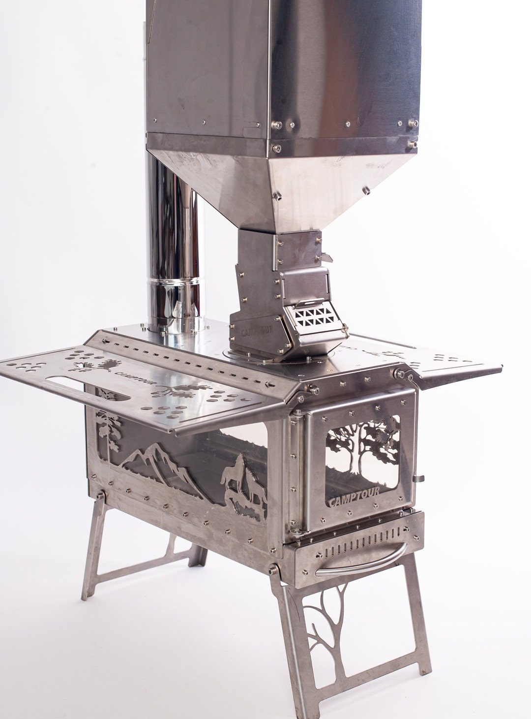 Portable Stove Multi-fuel Mini Cook Stove for Heating and Cooking Tent ...