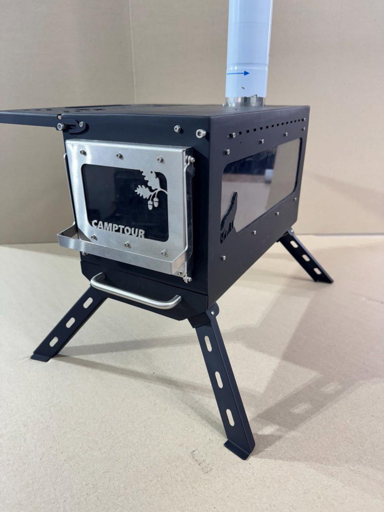 Outdoor Camping Stove. Hot Tent Stove With Chimney! Portable Stove for ...
