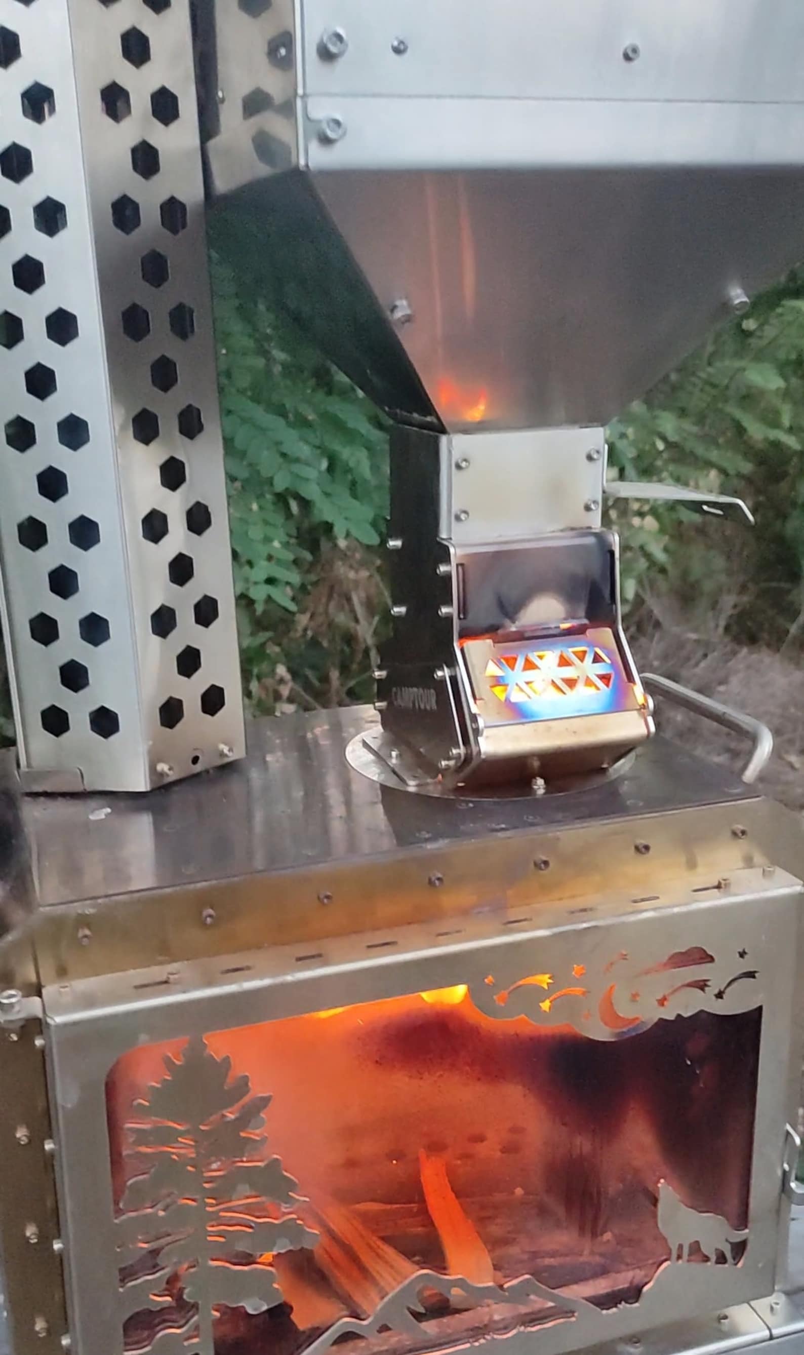Non-electric Pellet Burner! Pellet Burner for Solid Fuel Stoves and ...