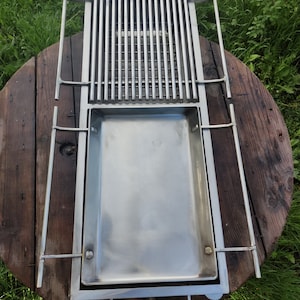 GRILL Grate! Plancha, Grill Pan or Barbecue Pan! Stainless Steel Fryer ...