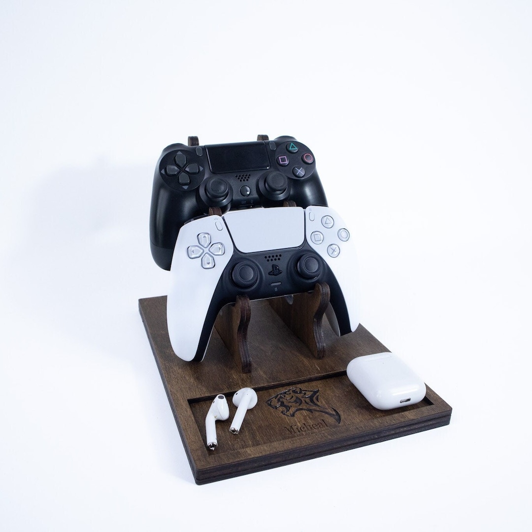 Personalized Ps5 and Xbox Controller Stand Wooden Game - Etsy