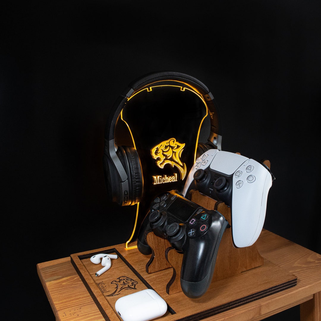Personalized Gamer Gift for Boyfriend, Custom Headset Stand, Custom ...