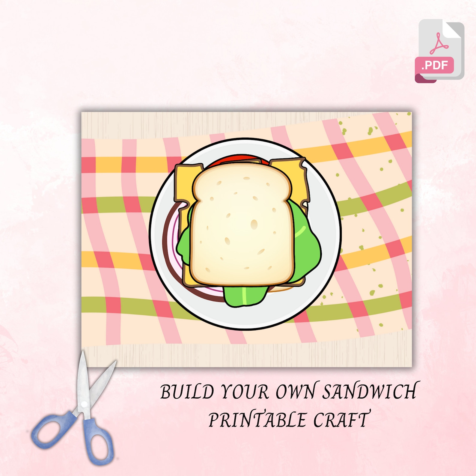 Build Your Own Sandwich Preschool Printable, Make a Sandwich Preschool ...