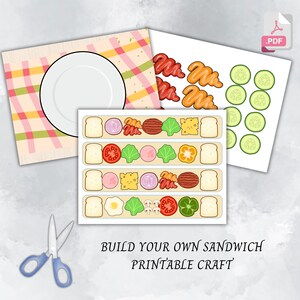 Build Your Own Sandwich Preschool Printable, Make a Sandwich Preschool ...