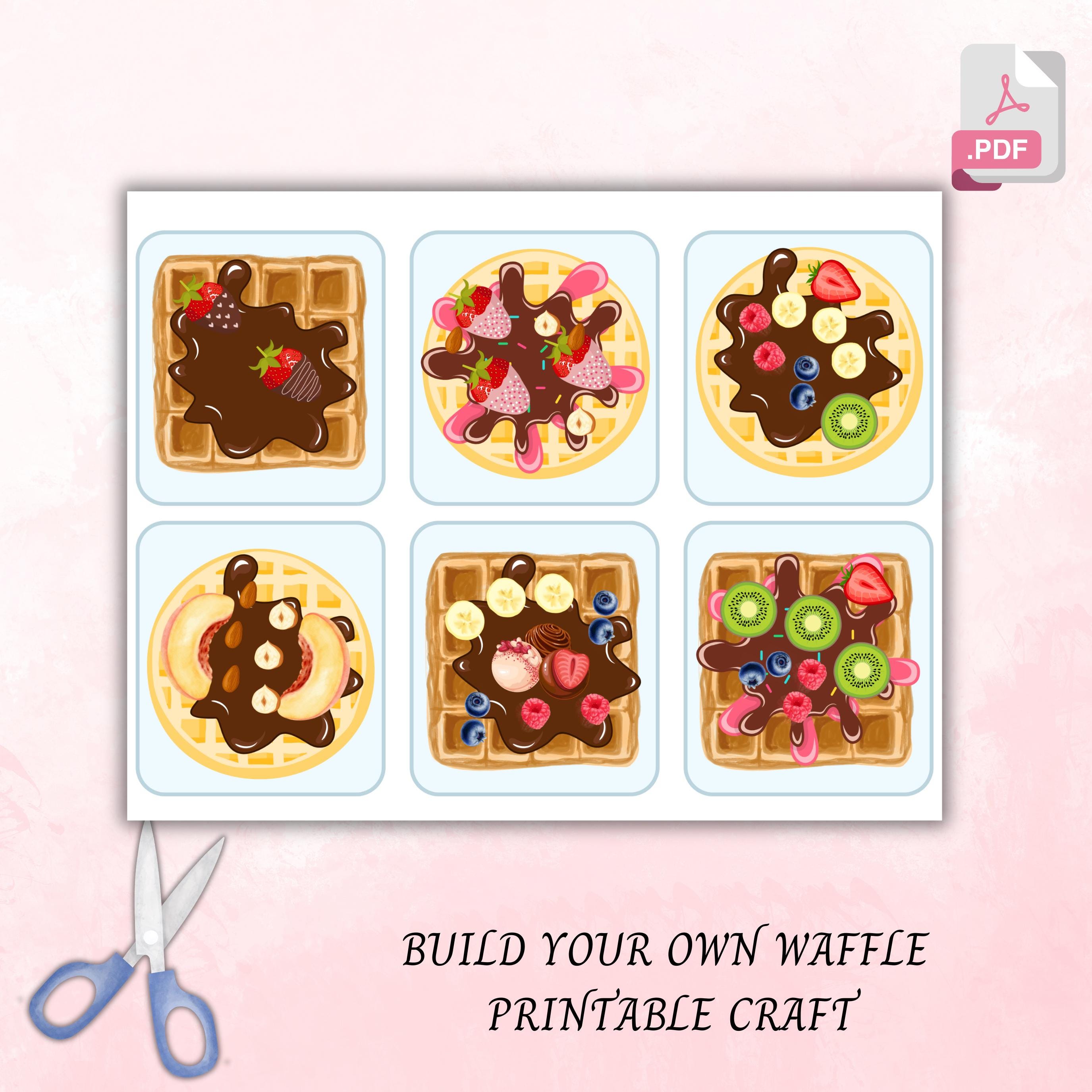 Build Your Own Waffle Preschool Printable, Make a Waffle Preschool ...