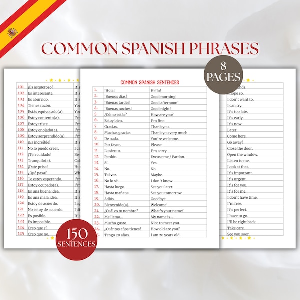 Spanish Language - Etsy UK
