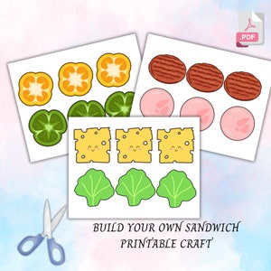 Build Your Own Sandwich Preschool Printable, Make a Sandwich Preschool ...