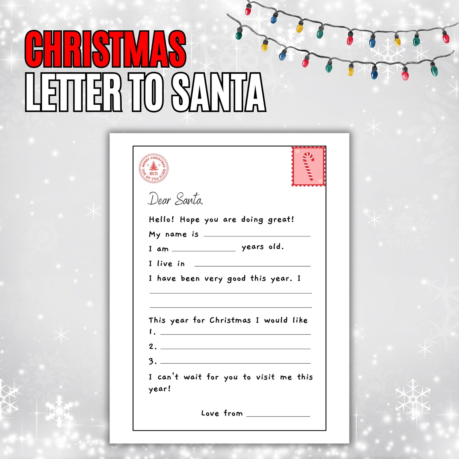 Printable Christmas Activity Bundle, Kid's Activities, Christmas ...