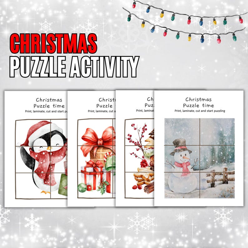 Printable Christmas Activity Bundle, Kid's Activities, Christmas ...