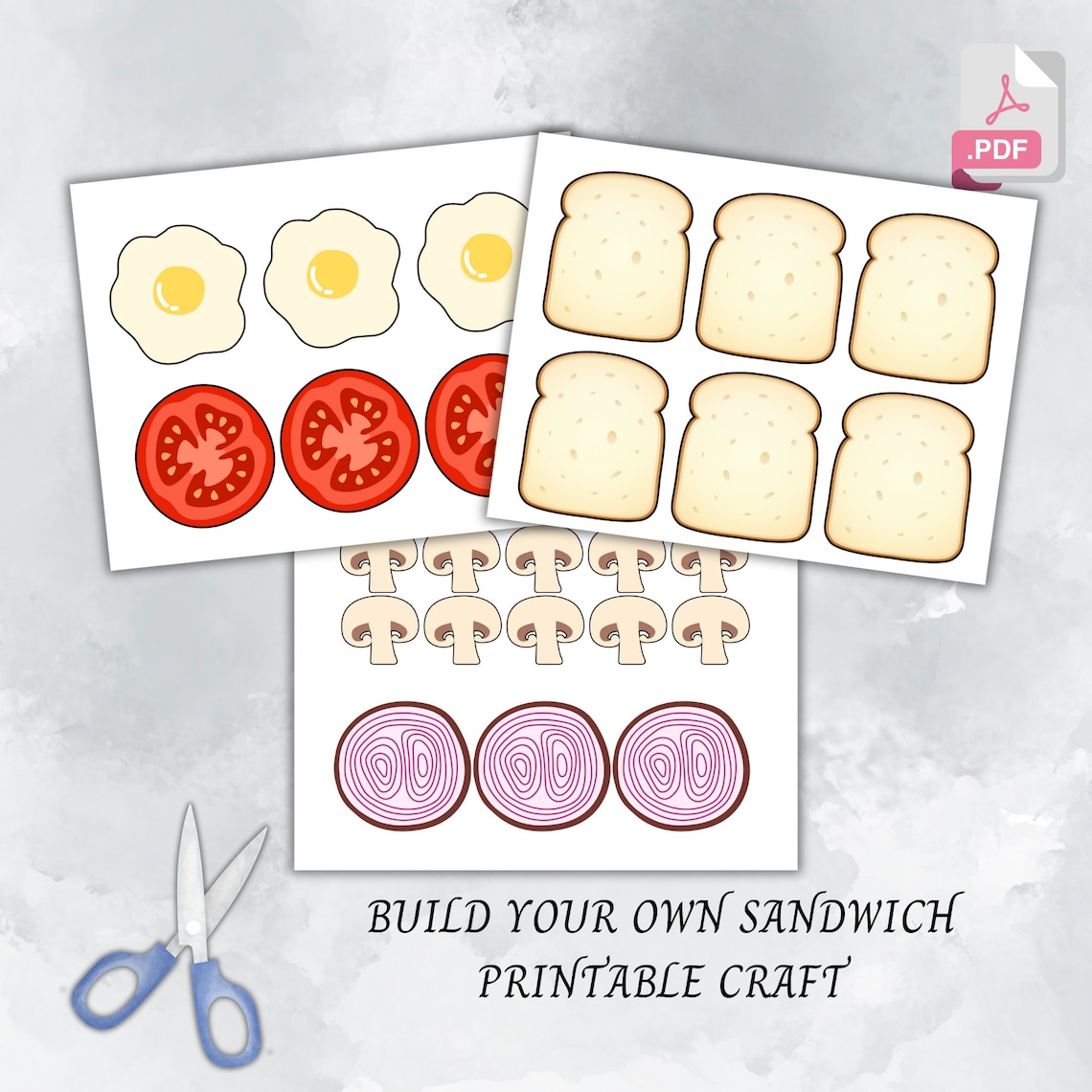 Build Your Own Sandwich Preschool Printable, Make a Sandwich Preschool ...