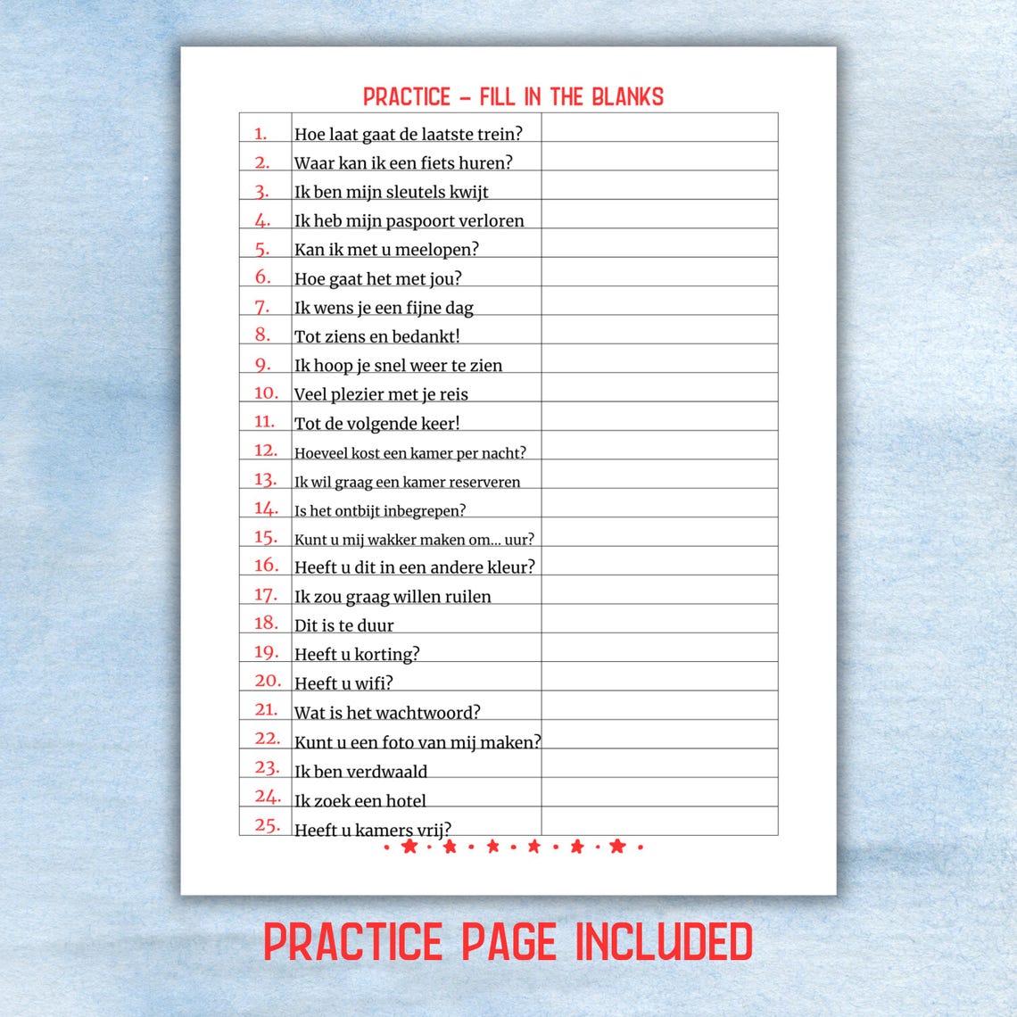 Common Dutch Sentences, Learn Dutch Essential Phrases Vocabulary ...