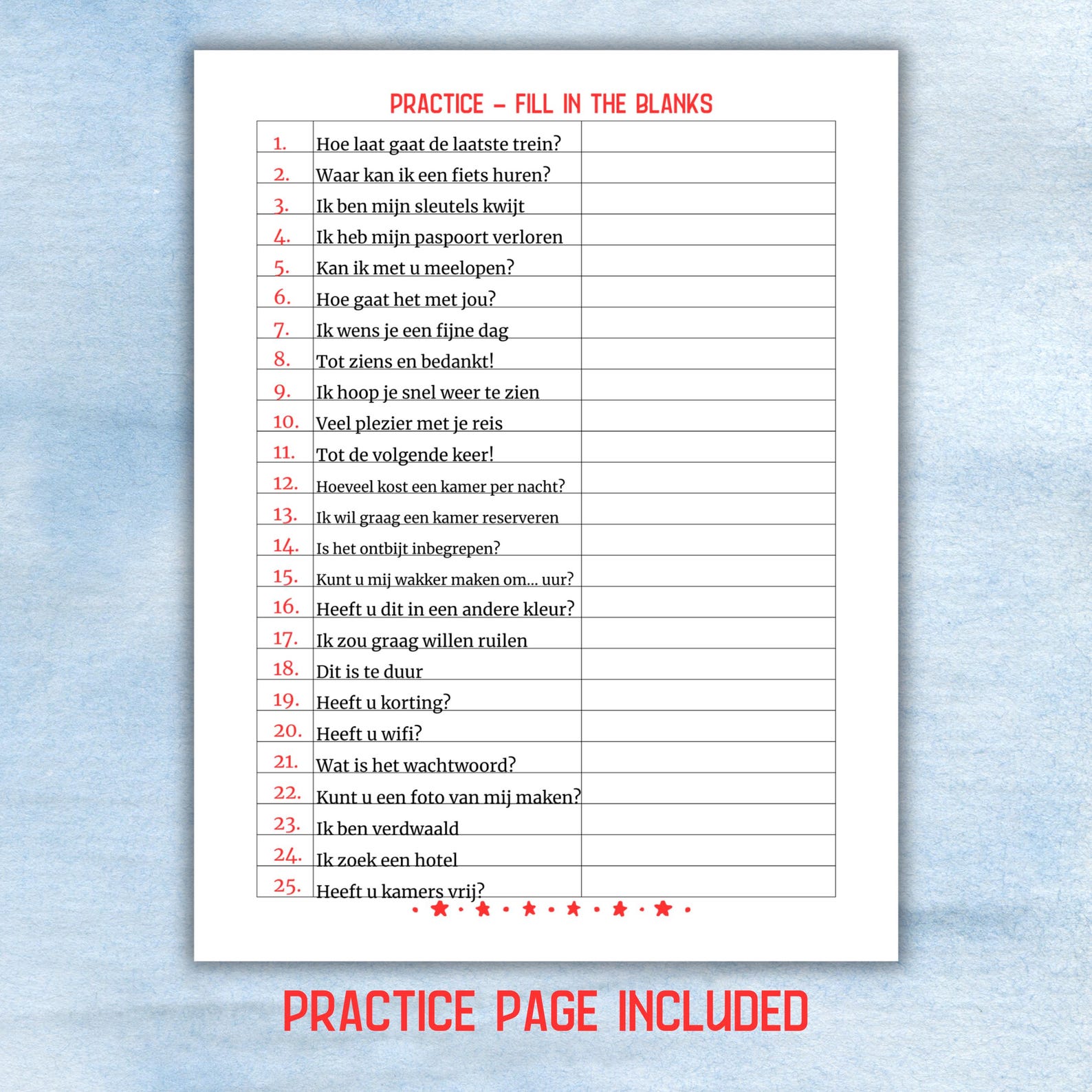 Common Dutch Sentences, Learn Dutch Essential Phrases Vocabulary ...