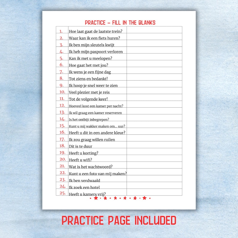 Common Dutch Sentences, Learn Dutch Essential Phrases Vocabulary ...