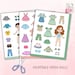 Paper Dolls Kit Printable Activity Craft Homeschool Pre K Kindergarten ...