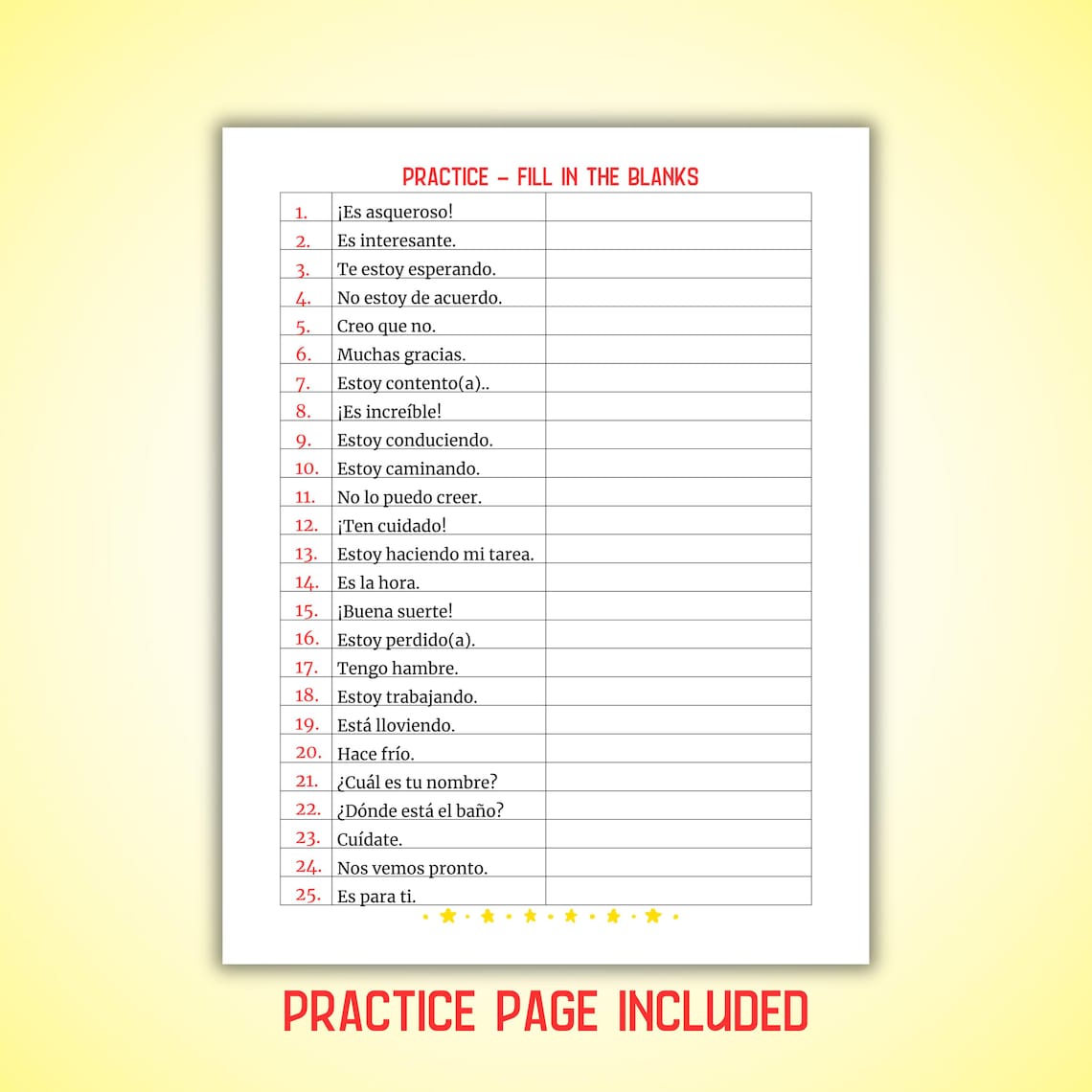 Common Spanish Sentences, Learn Spanish Essential Phrases Vocabulary ...