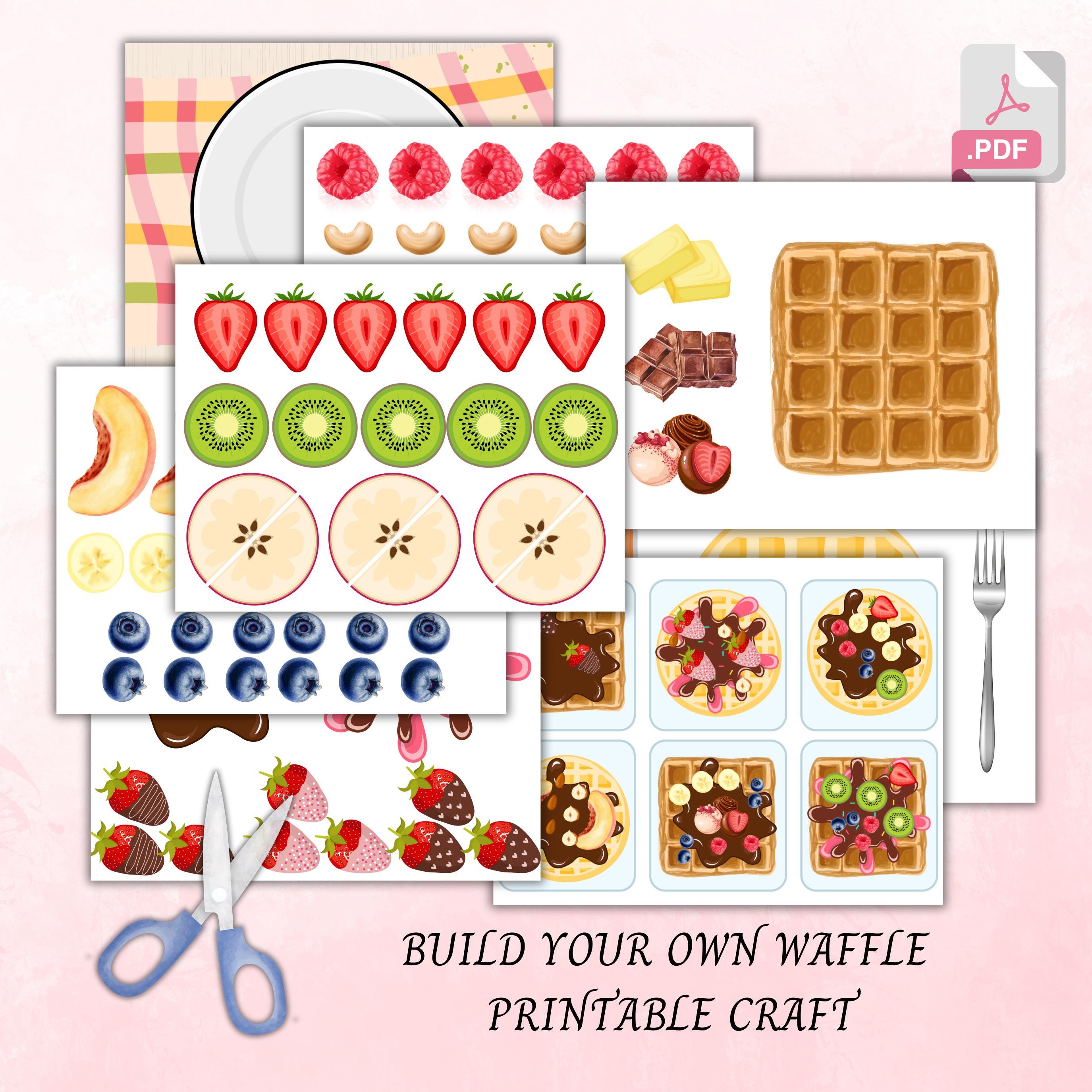 Build Your Own Waffle Preschool Printable, Make a Waffle Preschool ...