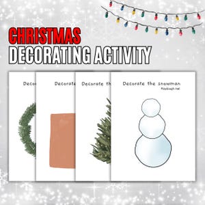 Printable Christmas Activity Bundle, Kid's Activities, Christmas ...