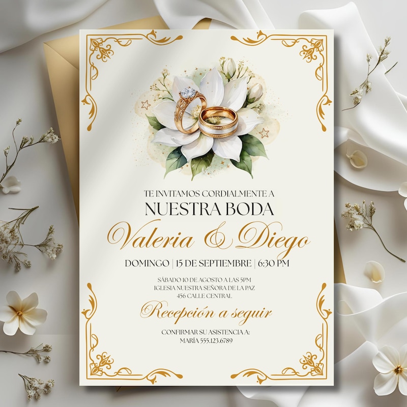 Spain Wedding Invitations - Etsy