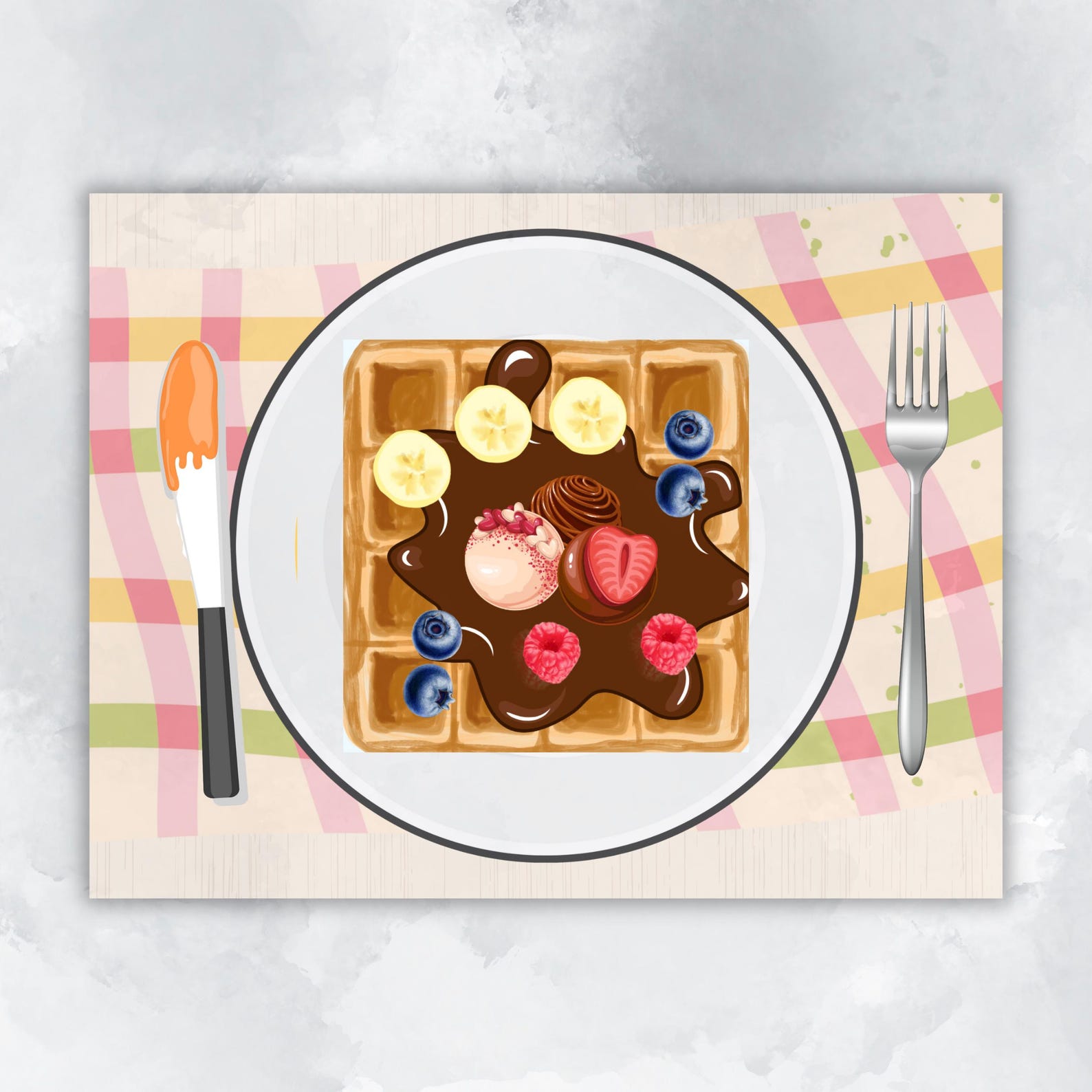 Build Your Own Waffle Preschool Printable, Make a Waffle Preschool ...