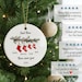40th Anniversary Christmas Ornament, Personalized Wedding Anniversary ...