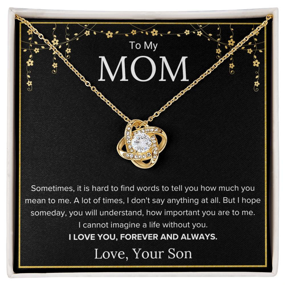 To My Mom Necklace, Gift for Mom, Mothers Day Gifts, Christmas Gift for ...