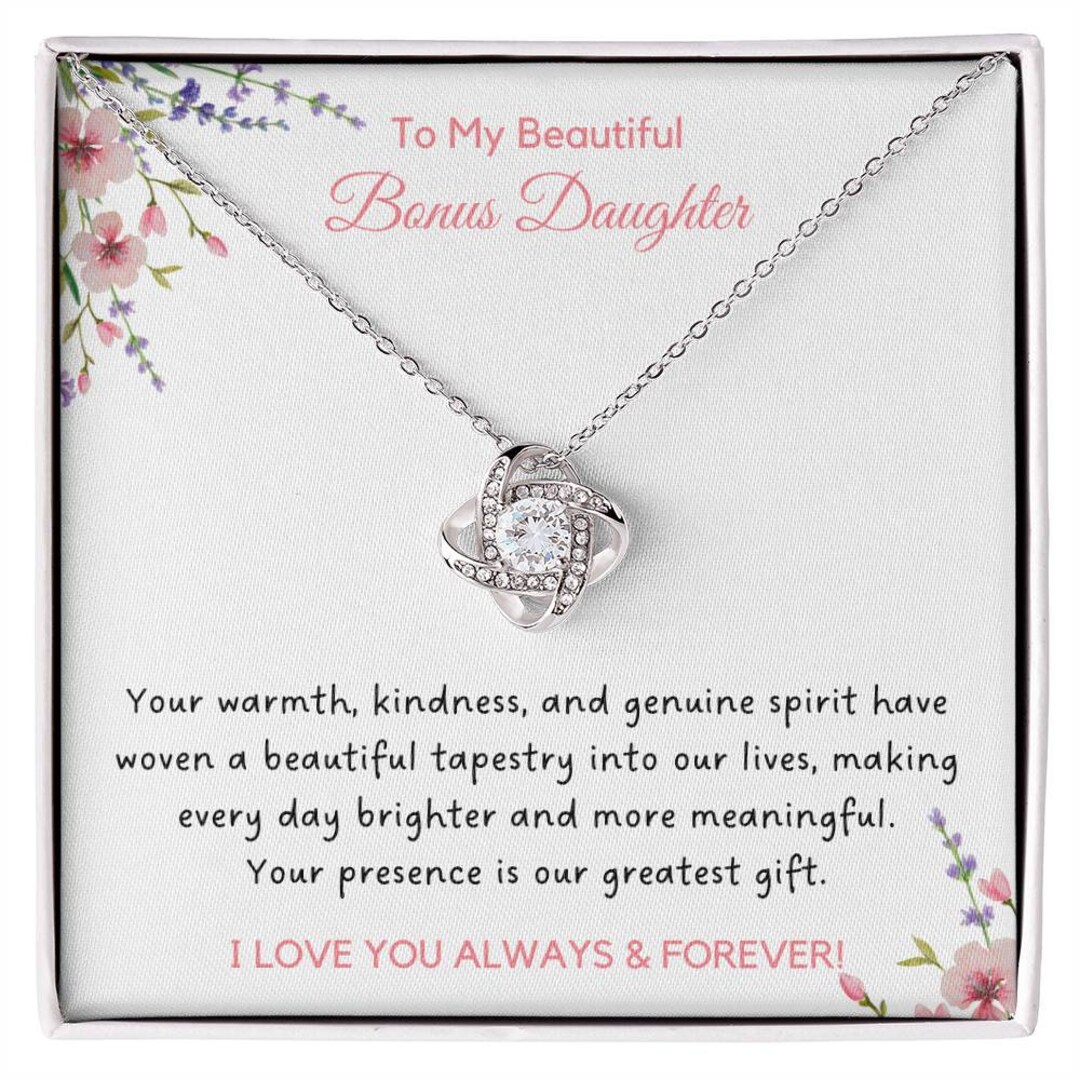 To My Bonus Daughter, Bonus Daughter Gift, Stepdaughter Gift, Bonus ...