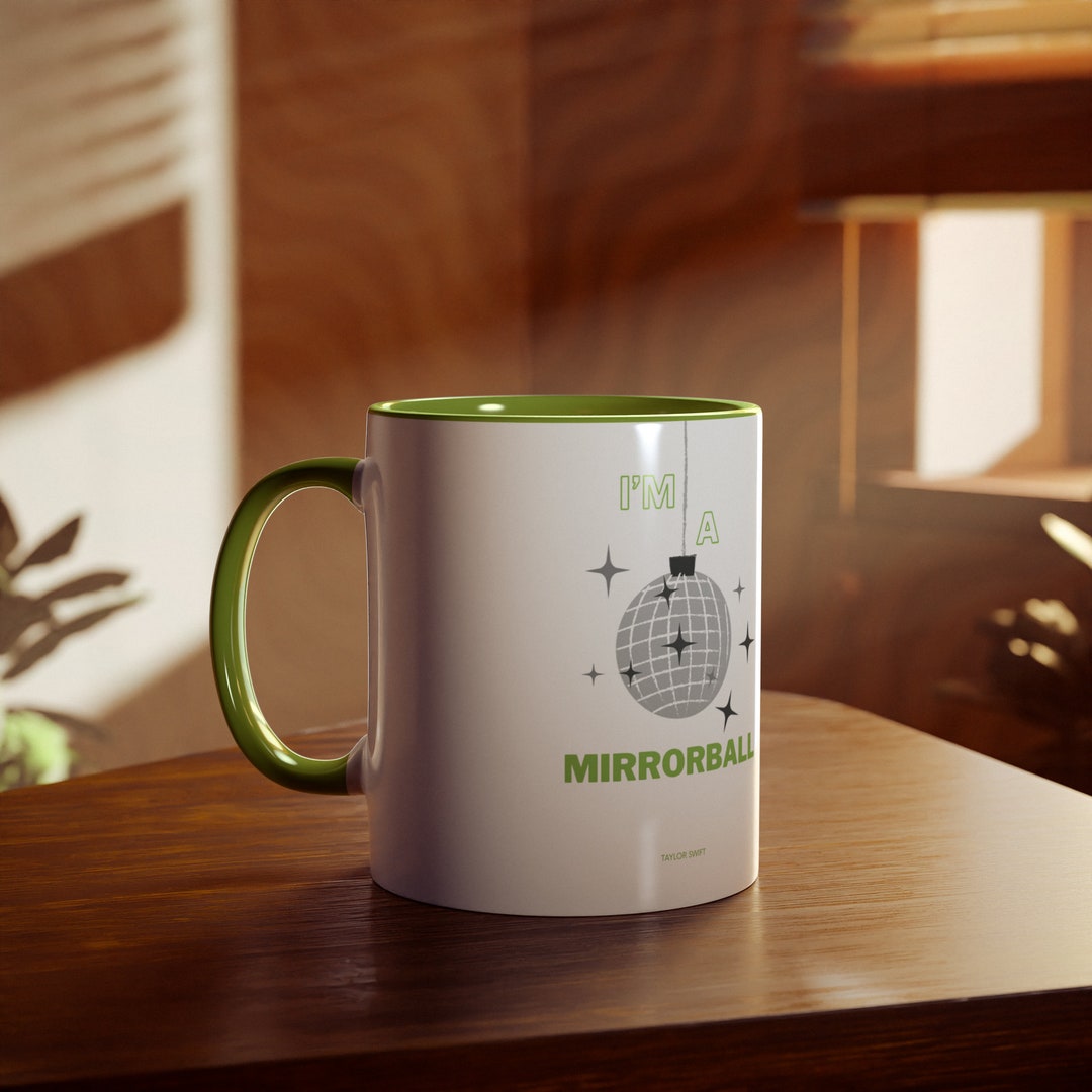 Tay Tay GREEN Mirrorball Mug Gift - Etsy