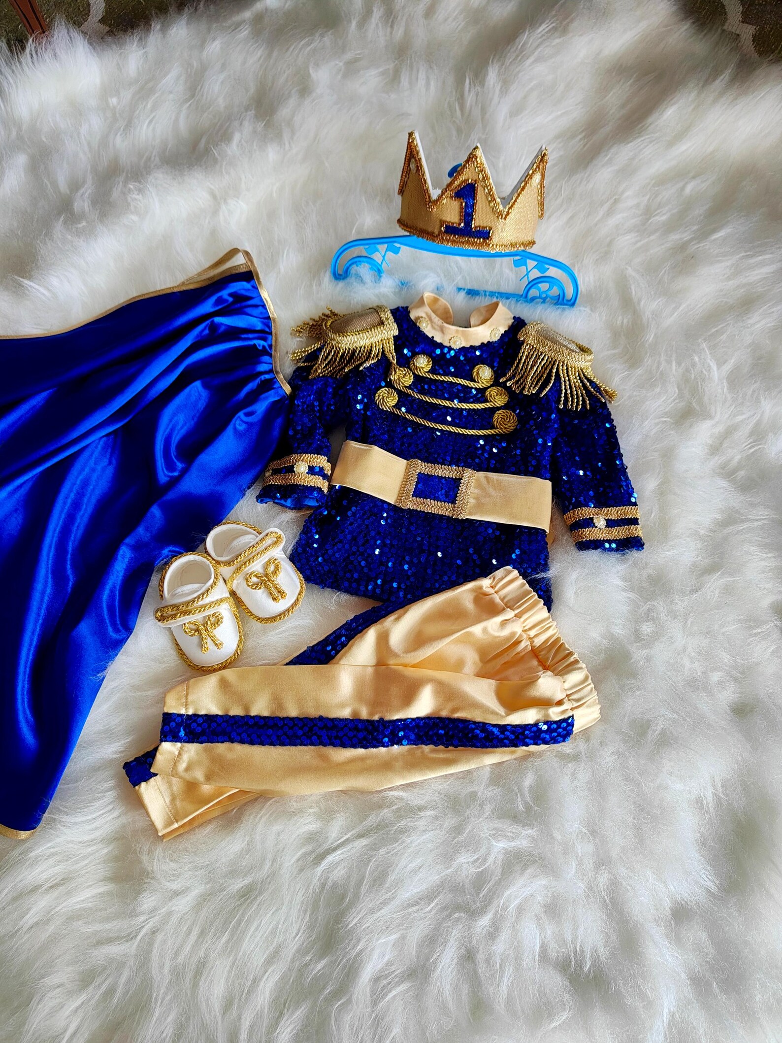 Royal Prince Costume for Boys, Baptism Outfit, First Birthday King ...