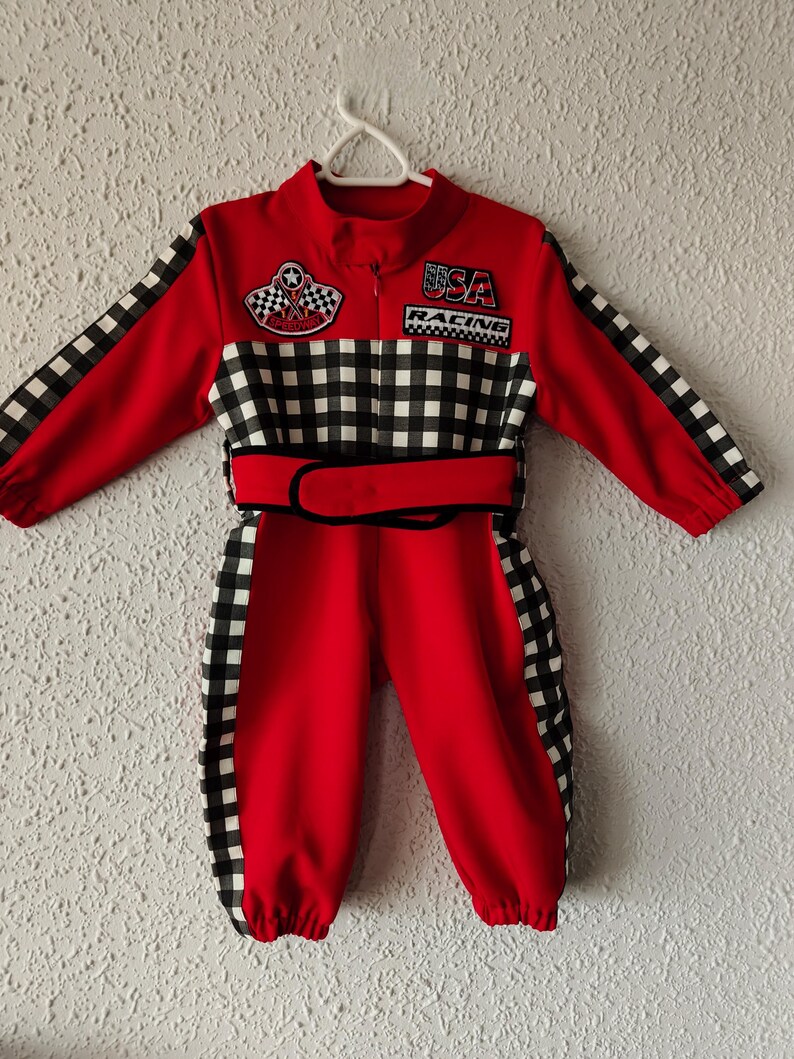Racing Suit - Kids Race Car Jumpsuit - Kids Formula 1 Costume - Racing ...