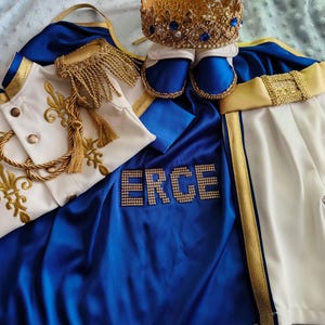Royal Prince Costume for Boys, Baptism Outfit, First Birthday King ...