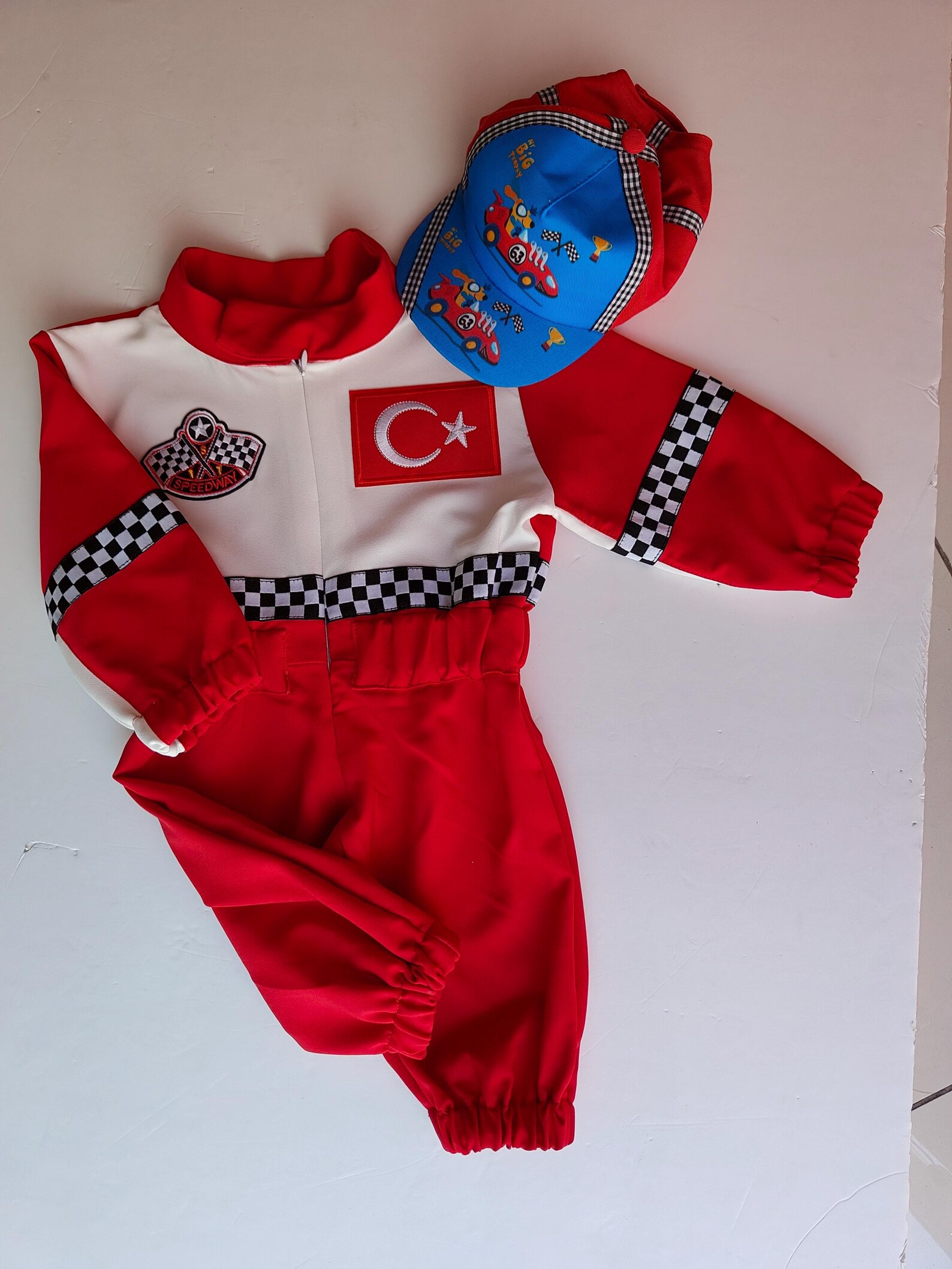 Racing Suit - Kids Race Car Jumpsuit - Kids Formula 1 Costume - Racing ...