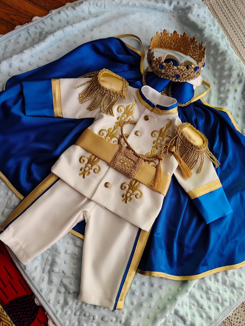 Royal Prince Costume for Boys, Baptism Outfit, First Birthday King ...