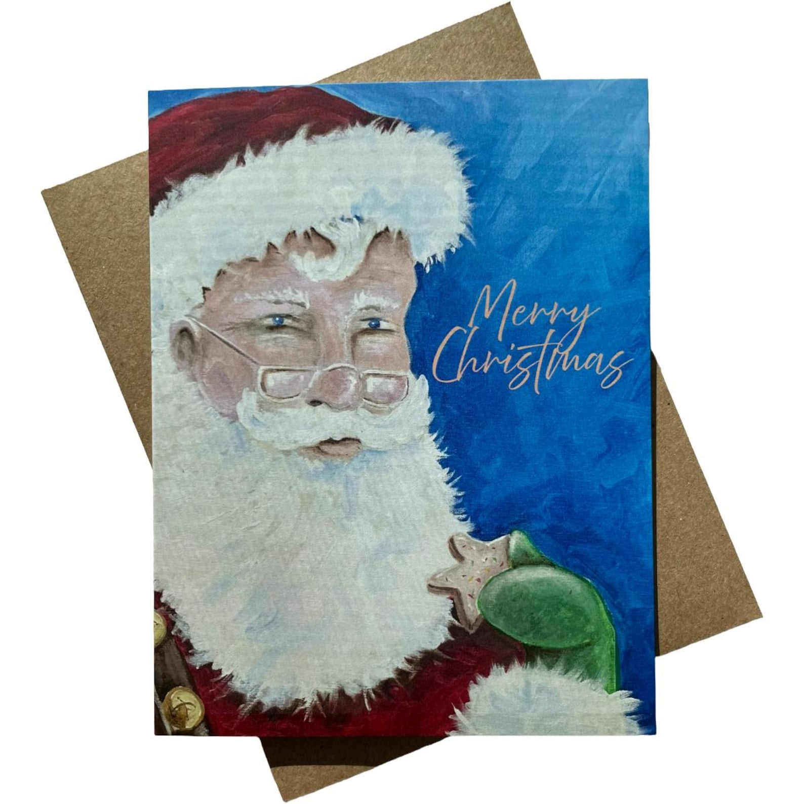Classic Santa Christmas Greeting Card | Single Card or Boxed Set of 4 ...