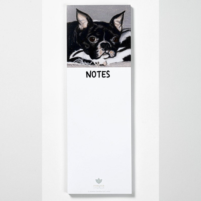 Berceli French Bulldog Magnetic Notepad - Etsy